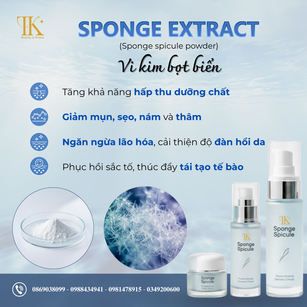 SPONGE EXTRACT – Vi kim bọt biển